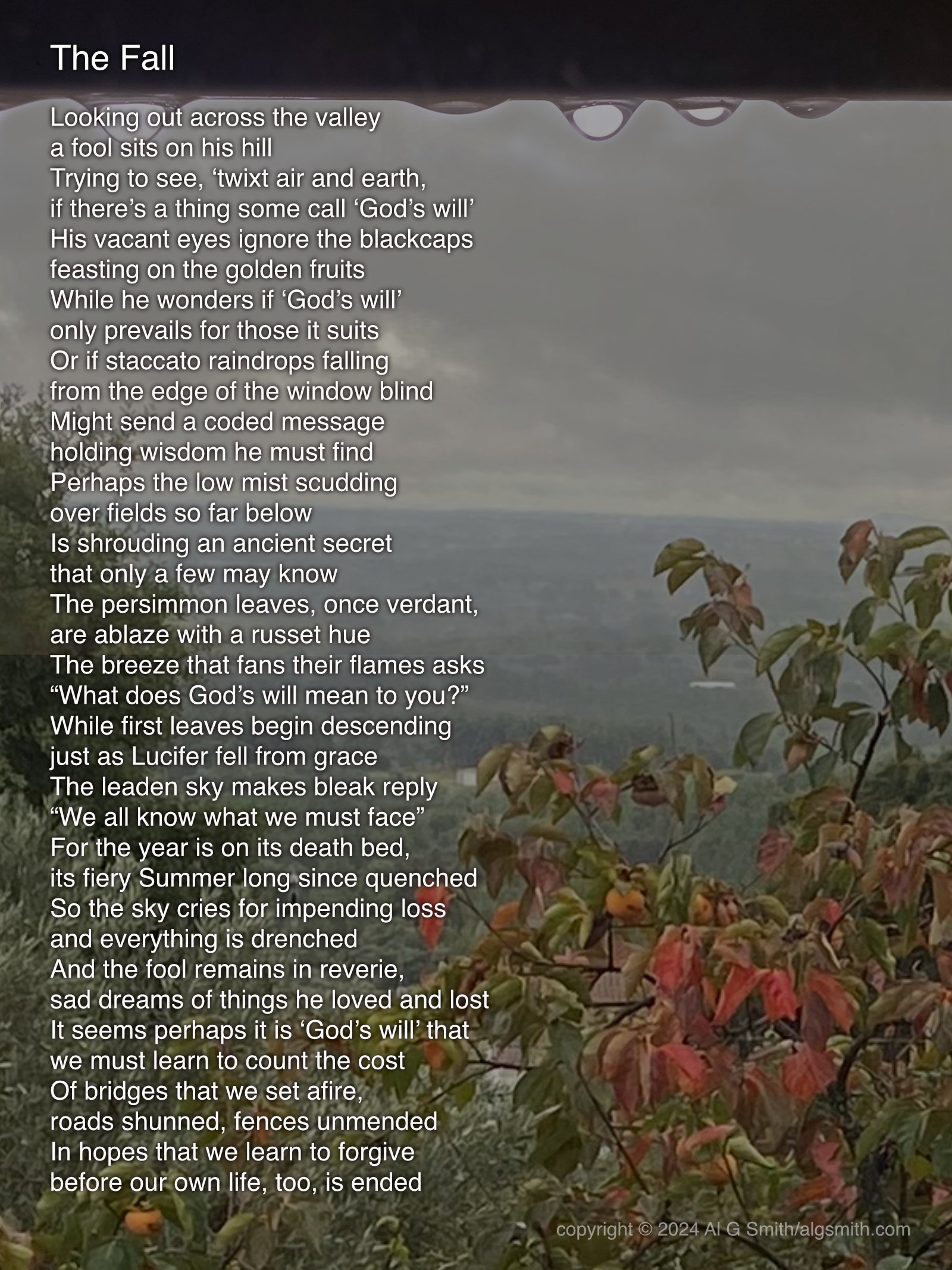 the fall - al g smith | alphamail